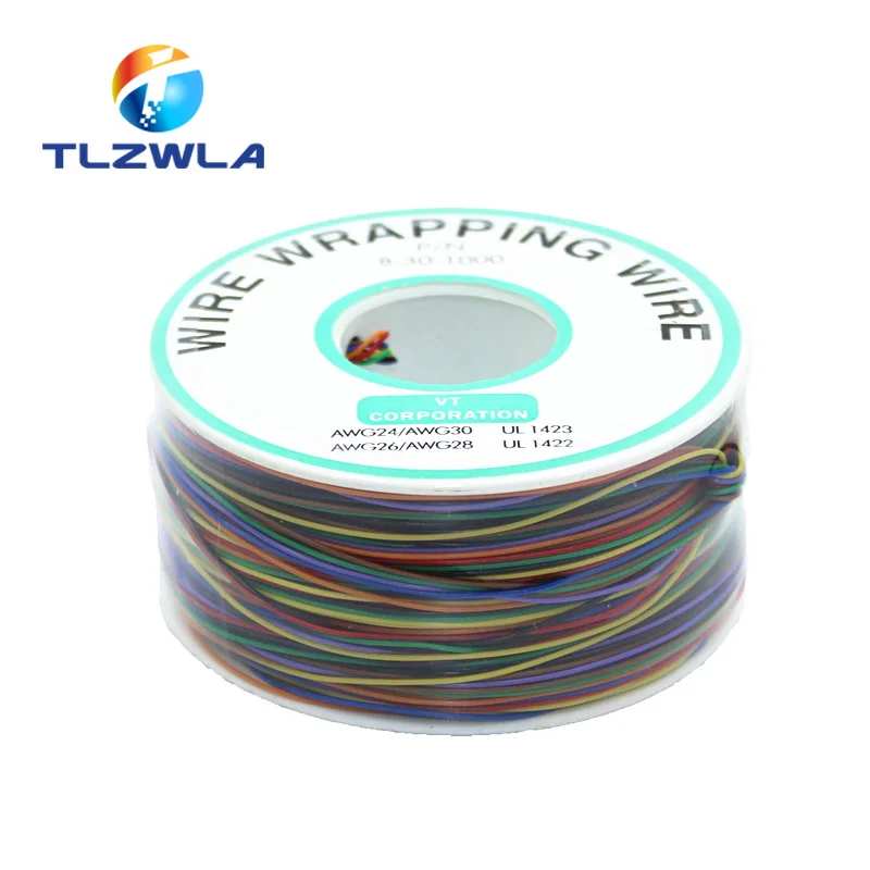 8 color Wrapping Wire 200 Meters AWG30 Cable OK Line PCB Flying Jumper ...