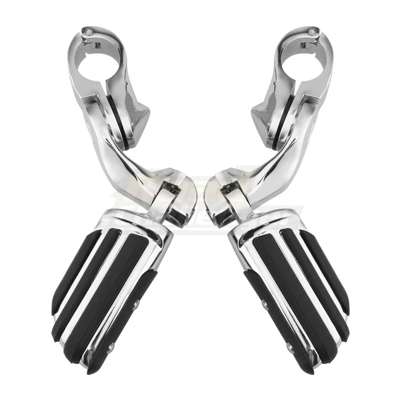 Motorcycle 32mm 1 1/4" Footrest Engine Guard Rest Pedal Highway Foot ...
