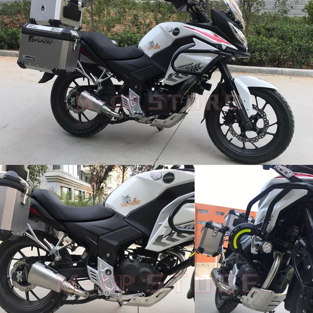 Slip On Motorcycle Full System Exhaust Modified Muffler Escape Front ...