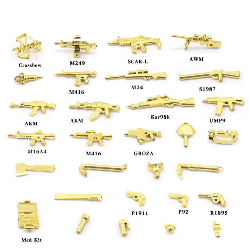 Lego Brickarms Gold Guns