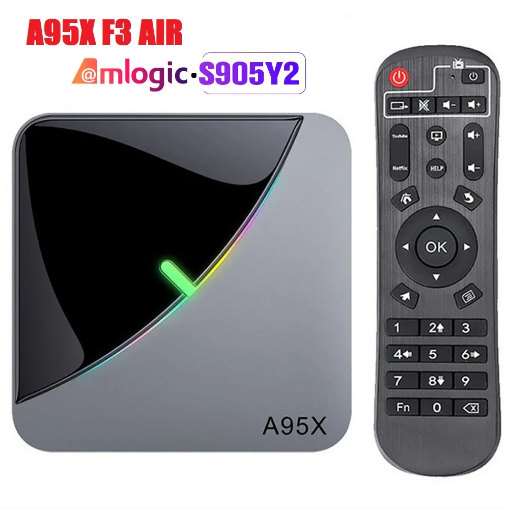 Tv Box A95x F3 Air Amlogic S905x3 Android 9.0 8k | A95x Amlogic S905x3 ...