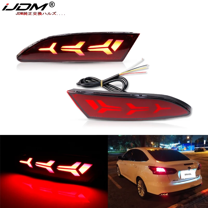 LED-Bumper-Luzes-Refletoras-para-Ford-Focus-3-2011-2014-Sedan-Hatchback ...