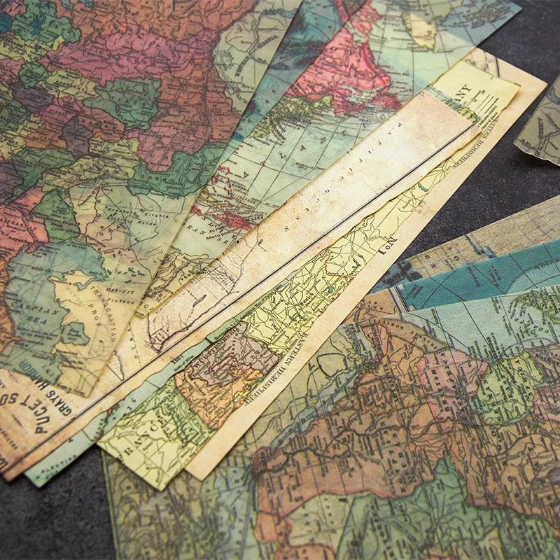 Vintage Road Map Wallpaper