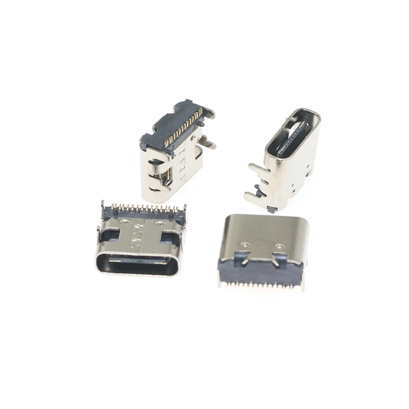 20/50 Pcs Type-c Dip Usb3.1 3a Micro Usb 6 Pin/16 Pin Connector Female ...
