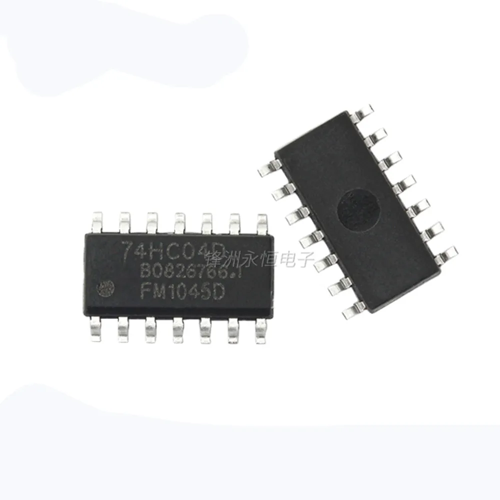 10PCS Six Inverting Schmitt Trigger 74HC14 SN74HC14DR 74HC14N DIP14 SOP14