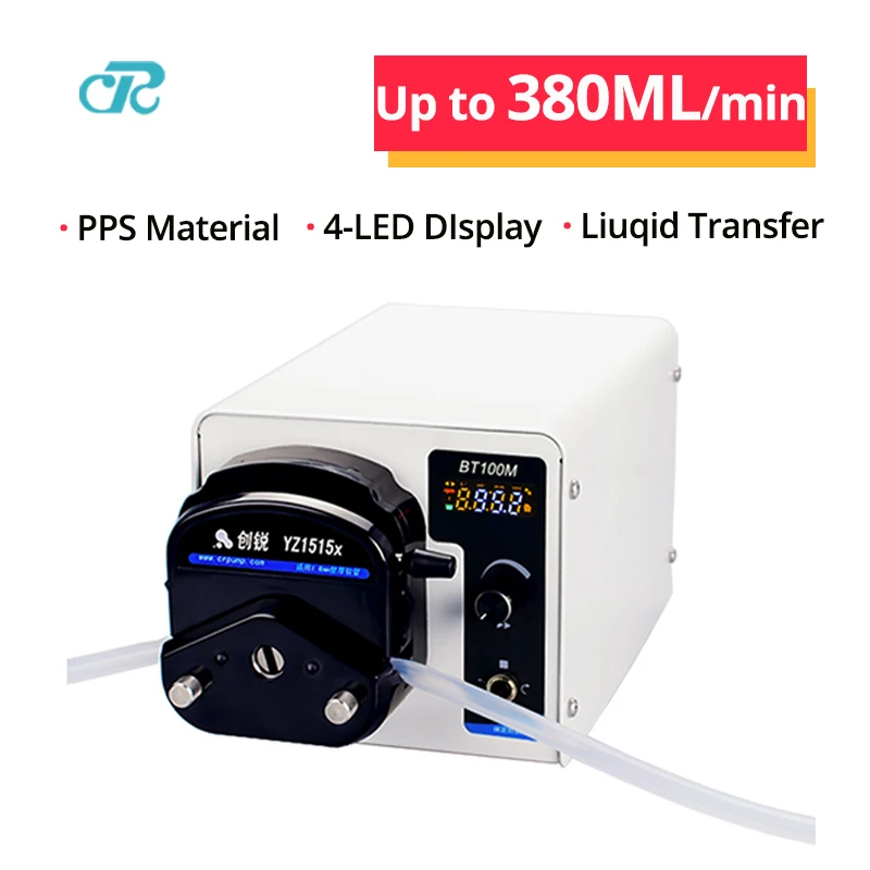 Free Shipping Peristaltic Pump Max Flow Rate 380ml/min Liquid Transfer ...