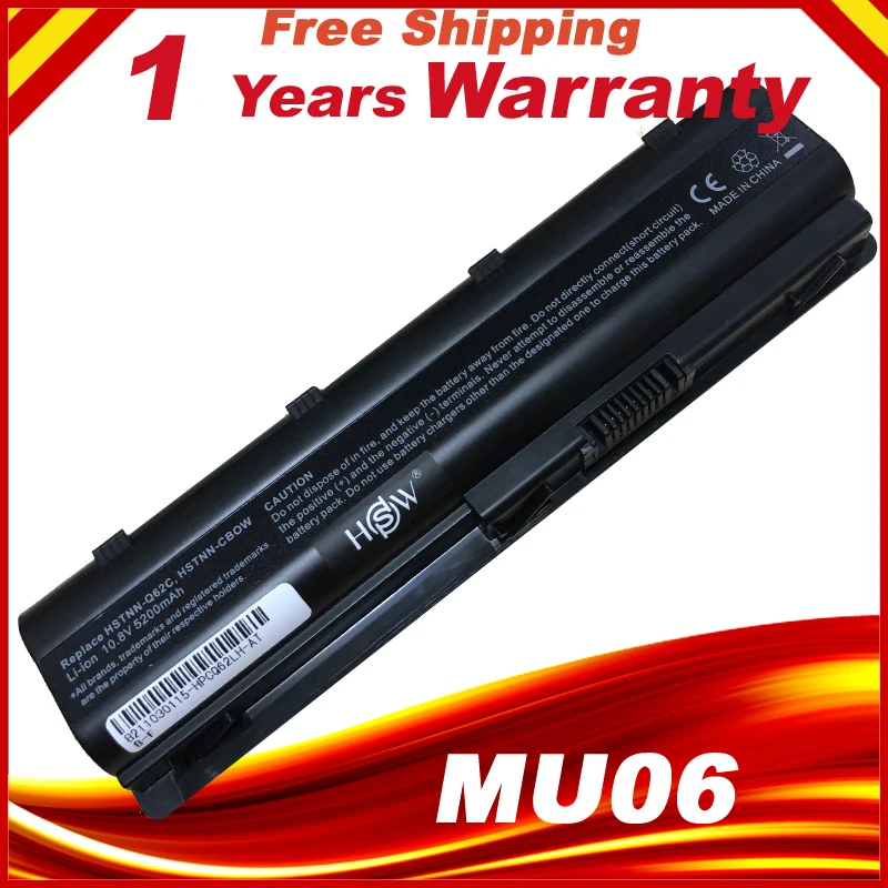 MU06 Laptop battery for HP 430 431 435 630 631 635 636 650 Notebook PC ...