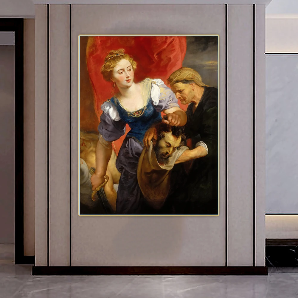 Peter Paul Rubens《Judith with the Head of Holofernes》Canvas Art Oil ...