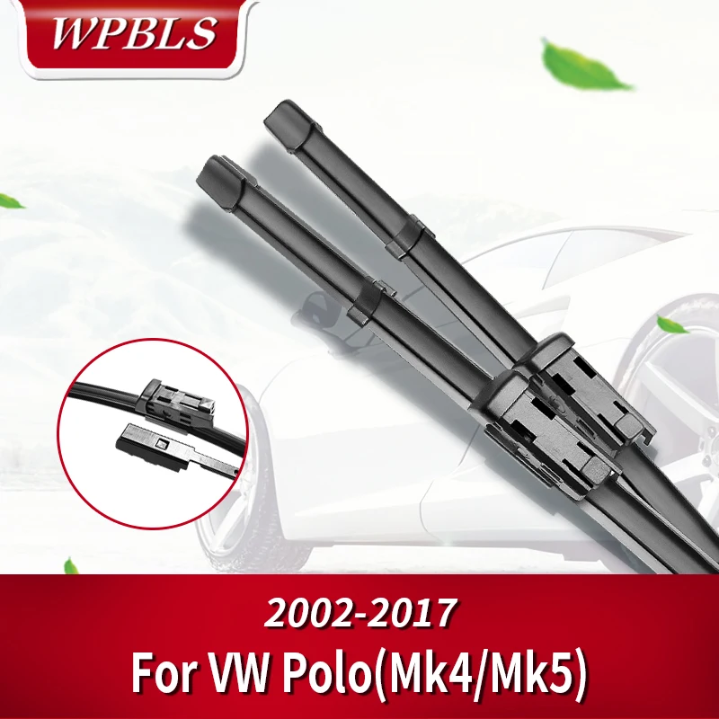 WPBLS Wiper Blades for Volkswagen VW Polo Hatchback MK4 MK5 Fit Side ...