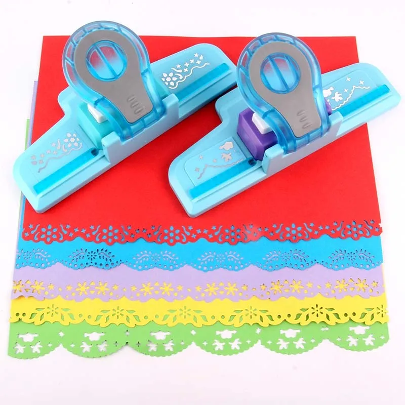 New scrapbook punches cutter fancy border embossing punch flower design ...