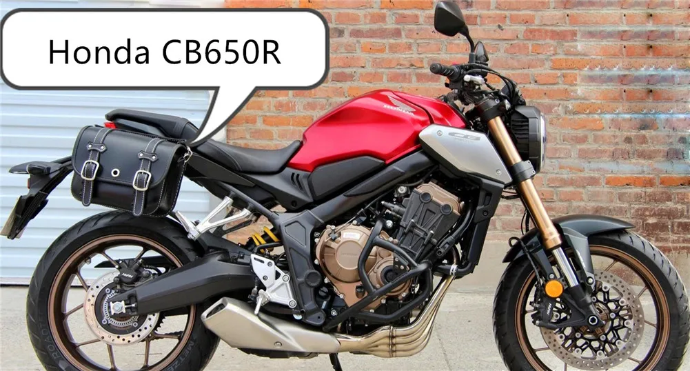For Honda CB650R CB 650 R Right & Left Motorcycle Side Saddle Bag with ...