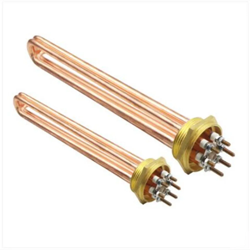 Copper-DN40-50-air-heating-sheet-1-5-inch-electric-heating-rod-380V220V ...