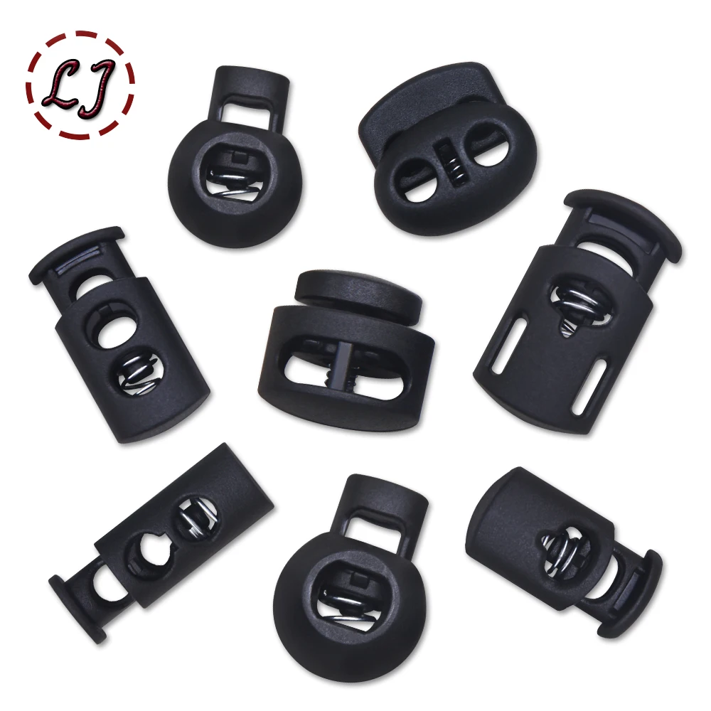 Pl-stico-Stopper-Cord-Bloqueio-Termina-Alterna-Clip-Bot-o-Fivela-Preto ...
