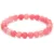Fashion Natural Stone Pink Angelite Beads Bracelet 8mm Sunstone Beaded ...