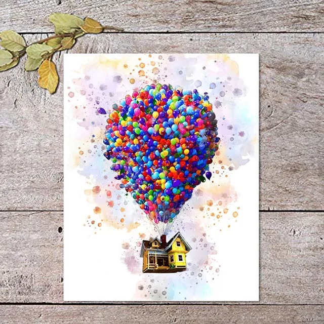 Pixar Up House Painting