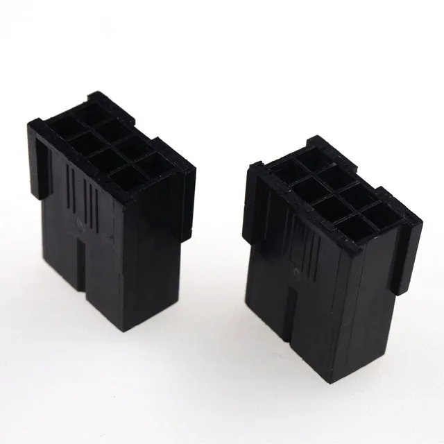 20Pcs CPU 8 Pin Receptacle Plug Housing Male PCB Header Pins EPS ATX ...