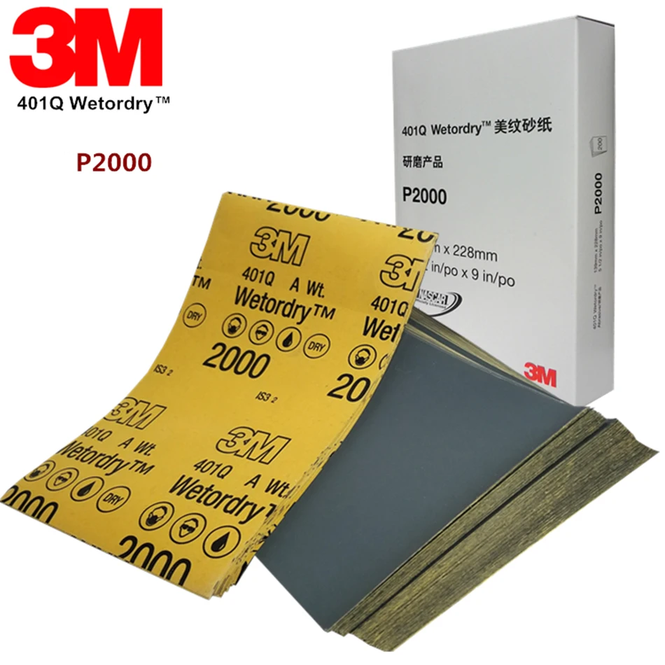 200Pc-Wet-Dry-Sandpaper-1500-2000-mesh-Grit-Assortment-Abrasive-Paper ...
