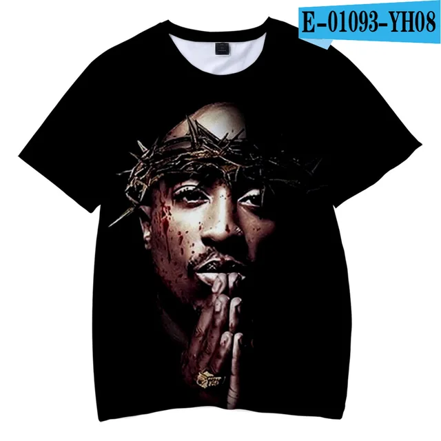 Rapper 2Pac Makaveli Tupac Amaru Shakur 3D Print Kids T-shirt Boys ...