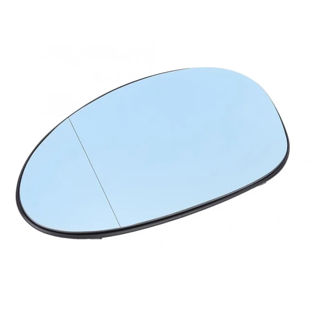Left Door Rear View Wing Mirror Heated Glass Blue Light Fit for 1/3 ...
