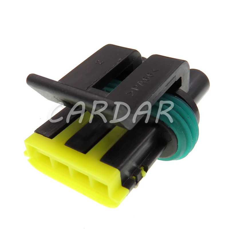 1 Set 4 Pin Waterproof Auto Electric Wire Socket Connector Idle Motor ...