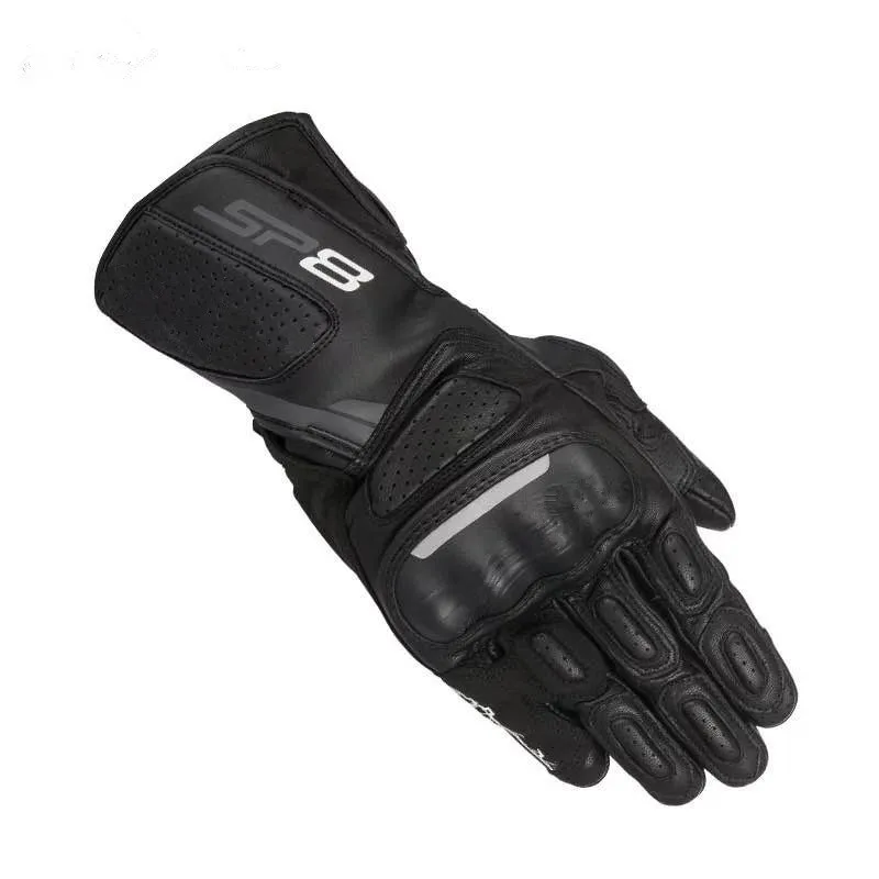 Other Motorcycle Parts - 4 colors 100% leather gloves SP8 V2 motorcycle racing gloves GP PRO ...