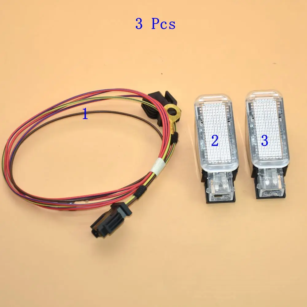 OEM 자동차 부품 3 개 세트 새로운 도어 경고등, A3 A4 A5 A6 A7 A8 Q3 Q5 8KD 947 415C ...
