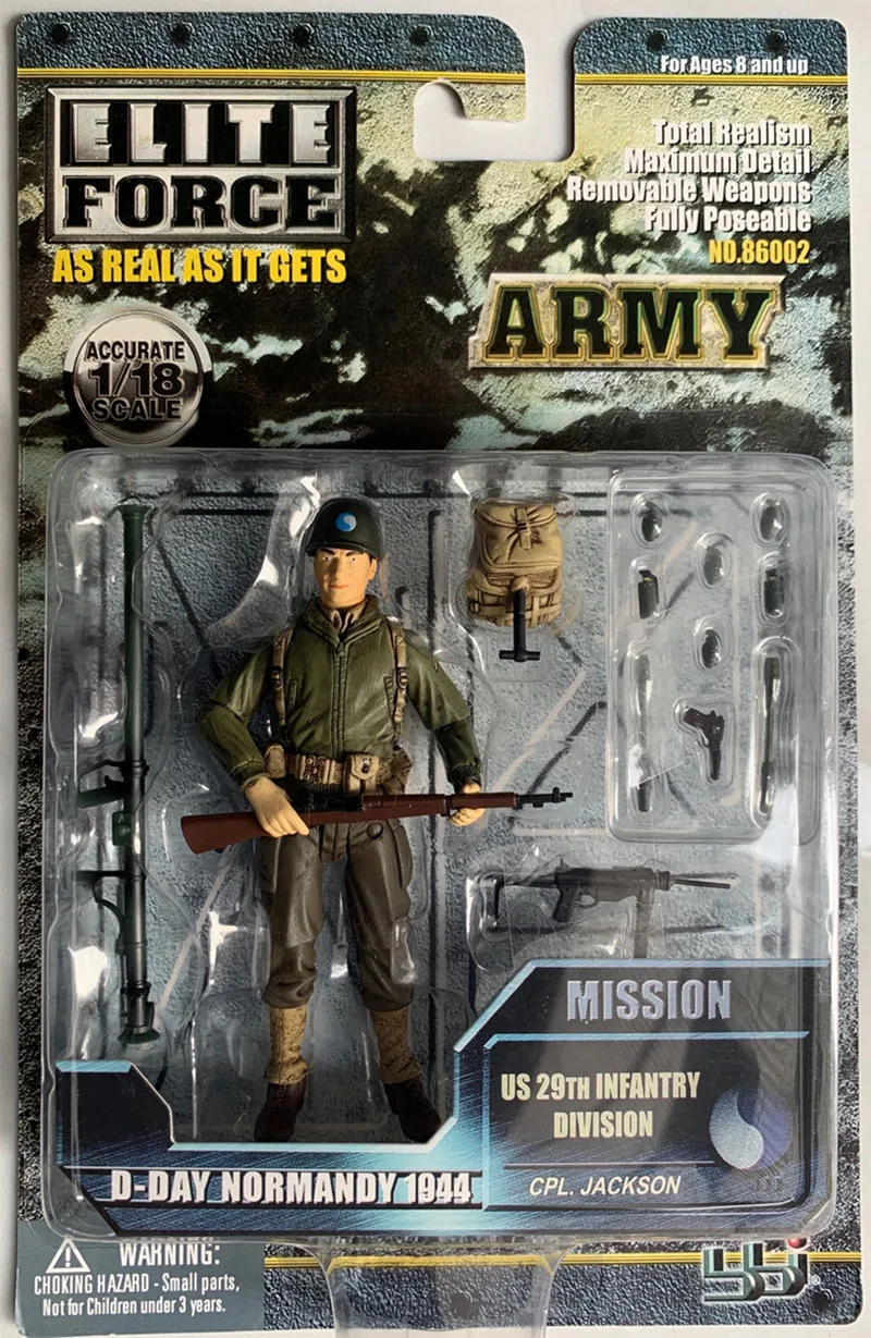 1/18 Scale Bbi soldier 1944 Normandy Landed WWII Military Male Soldier ...
