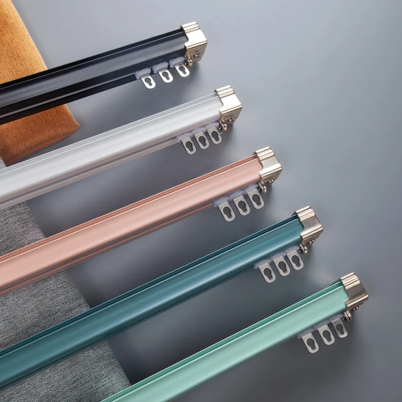 Morandi Series Single and Double Curtain Straight Tracks, Popular ...