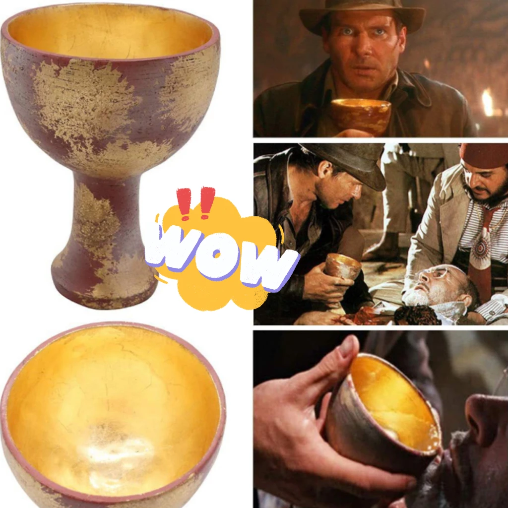Indiana Jones Holy Grail Cup Decor Resin Crafts For Halloween Role ...