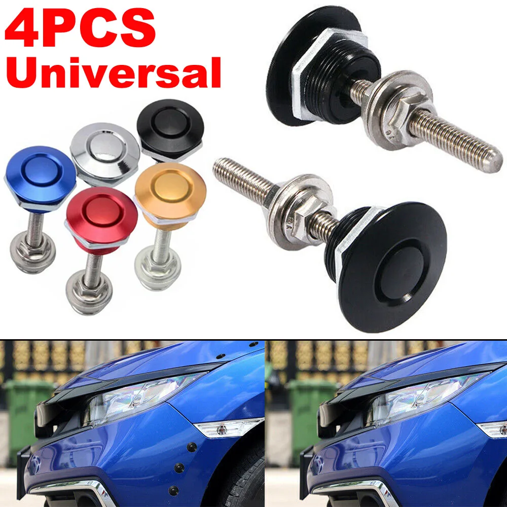 4pcs-Universal-Aluminum-Push-Button-Billet-Quick-Release-Racing-Car ...