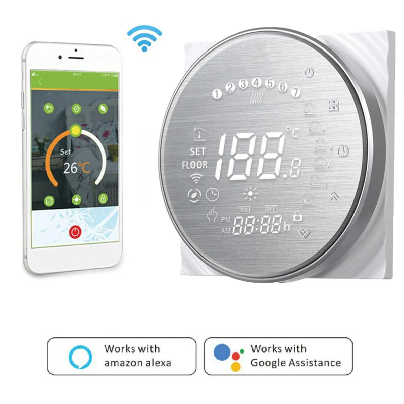 Smart life WiFi Thermostat Programmable Controller Water Electric Warm ...