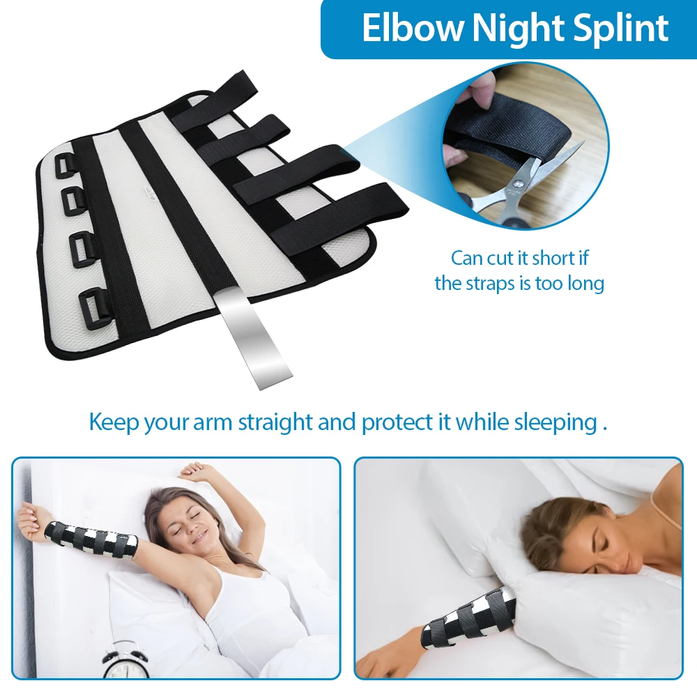 Elbow Fixed Arm Splint Support Arm Brace Hemiplegic Pain Relief Elbow ...