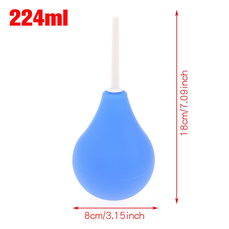 Système de nettoyage de douche rectale en Silicone,boule bleue pour le ...