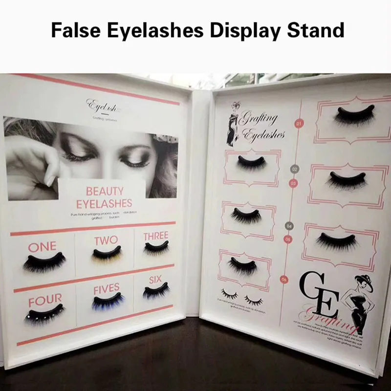 Eyelash-Storage-Book-Makeup-Display-Container-Eyelashes-Sample-Catalog ...