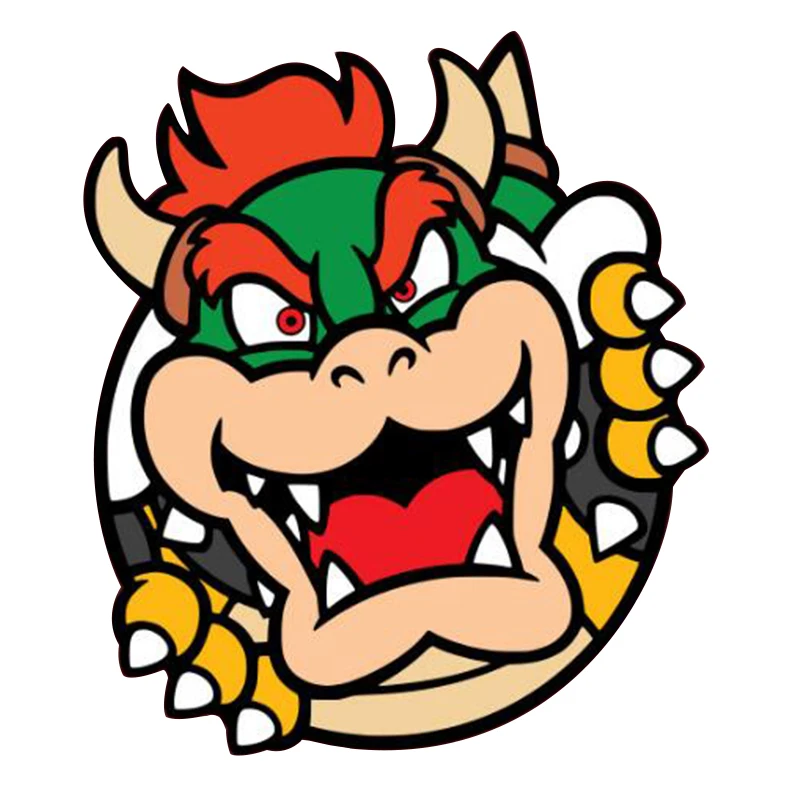 Bowser Koopa Enamel Pin Japanese Anime Brooch Cartoon Badge - Brooches ...