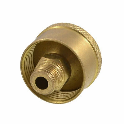 1pc Machine Parts M10x1 Male Thread Grease Oil Cup Cap Gold, 56% OFF