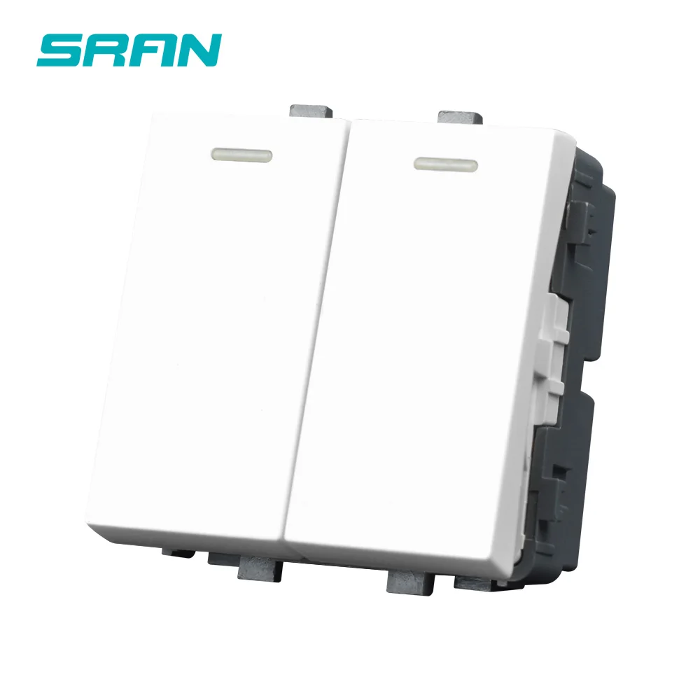 SRAN 52*52 2 gang Switch socket function module accessories suitable ...