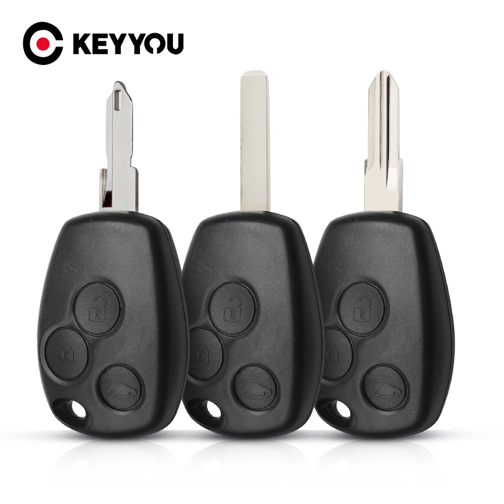 KEYYOU-3-Button-Replacement-Car-Remote-Key-Shell-For-Renault-Trafic ...
