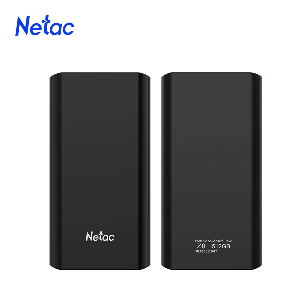 Netac Z8 Portable SSD 500M/S External Hard Drive 1TB 2TB 500GB 250GB ...