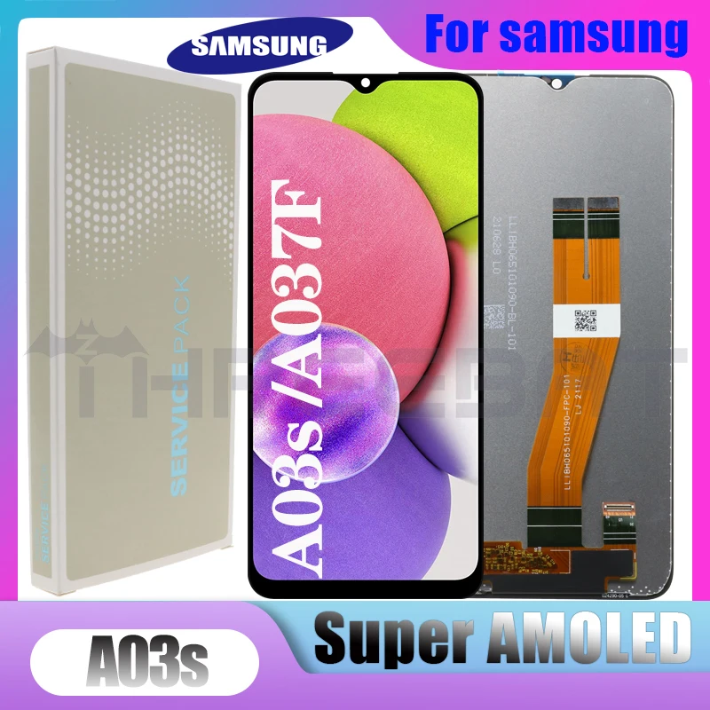 New Original 6.5'' LCD For Samsung Galaxy A03s LCD A037F A037M A037 LCD ...