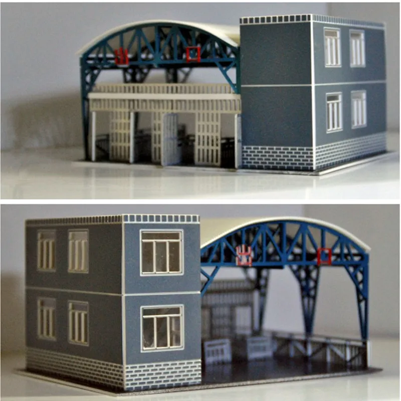 Novo-modelo-diy-de-esta-o-de-montagem-escala-ho-esta-o-de-montagem-diy ...