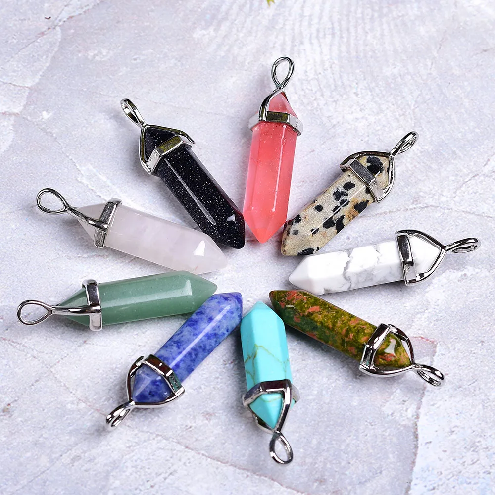 Quartz Crystal Decor Amethysts | Quartz Crystal Point Pendant - 1pc ...