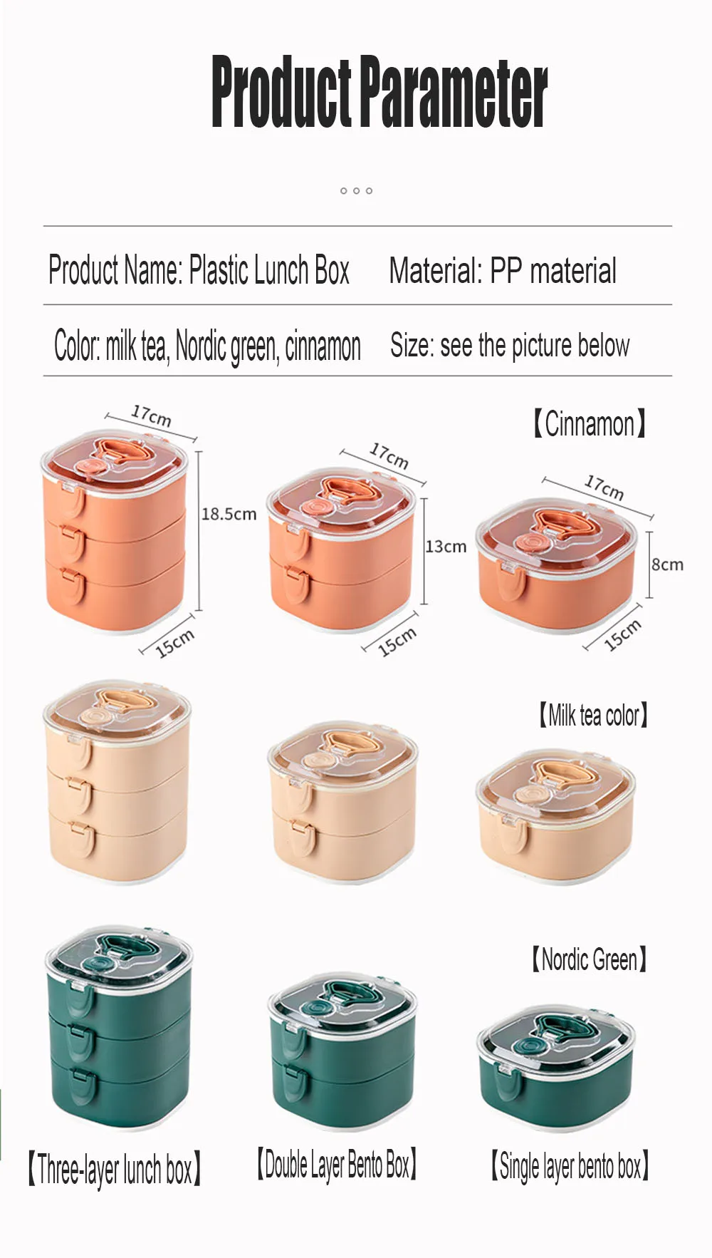 LUNCH BOX,Milk tea color A--Boîte à déjeuner à isolation thermique ...