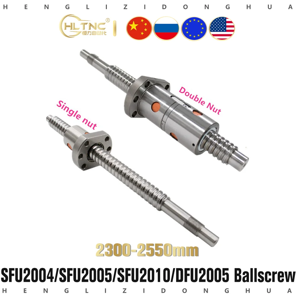 High precision ball screw set20042010 screwround holeHM1580cast ...