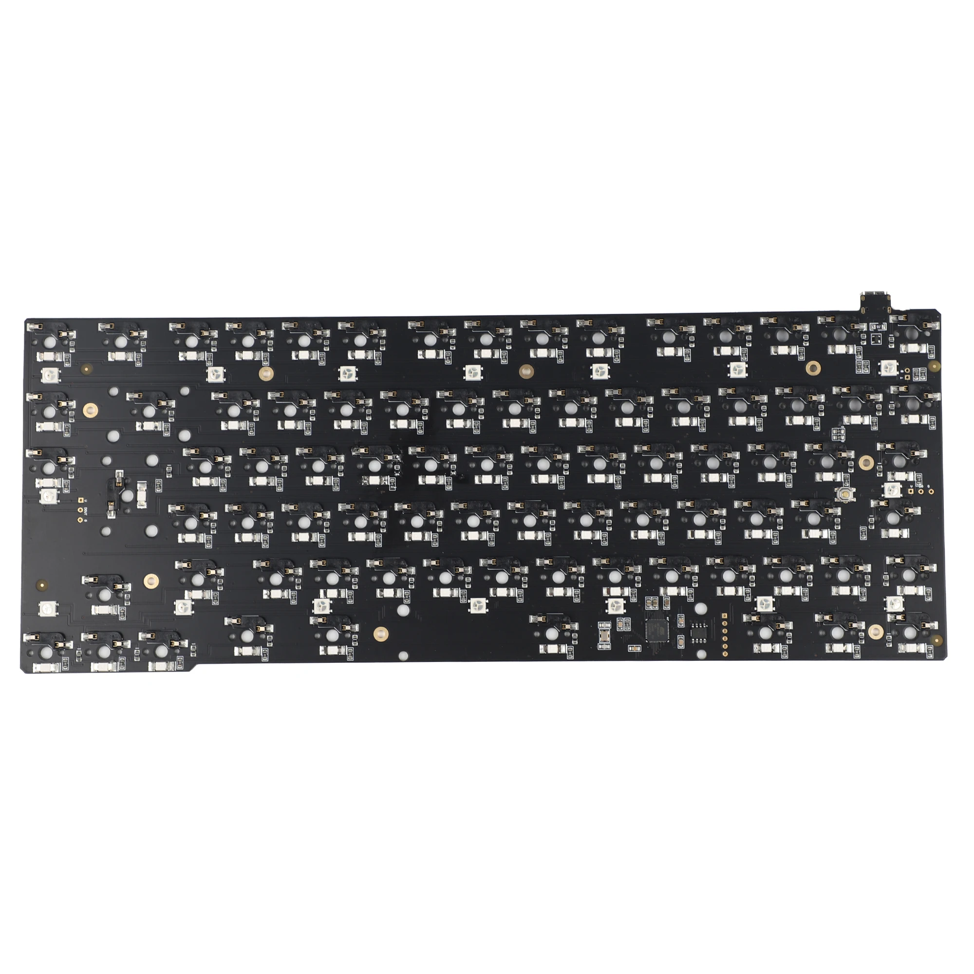 ID80 80 V2 ISO ANSI QMK swappable Hot Swap Type C PCB VIA Support ID80 ...