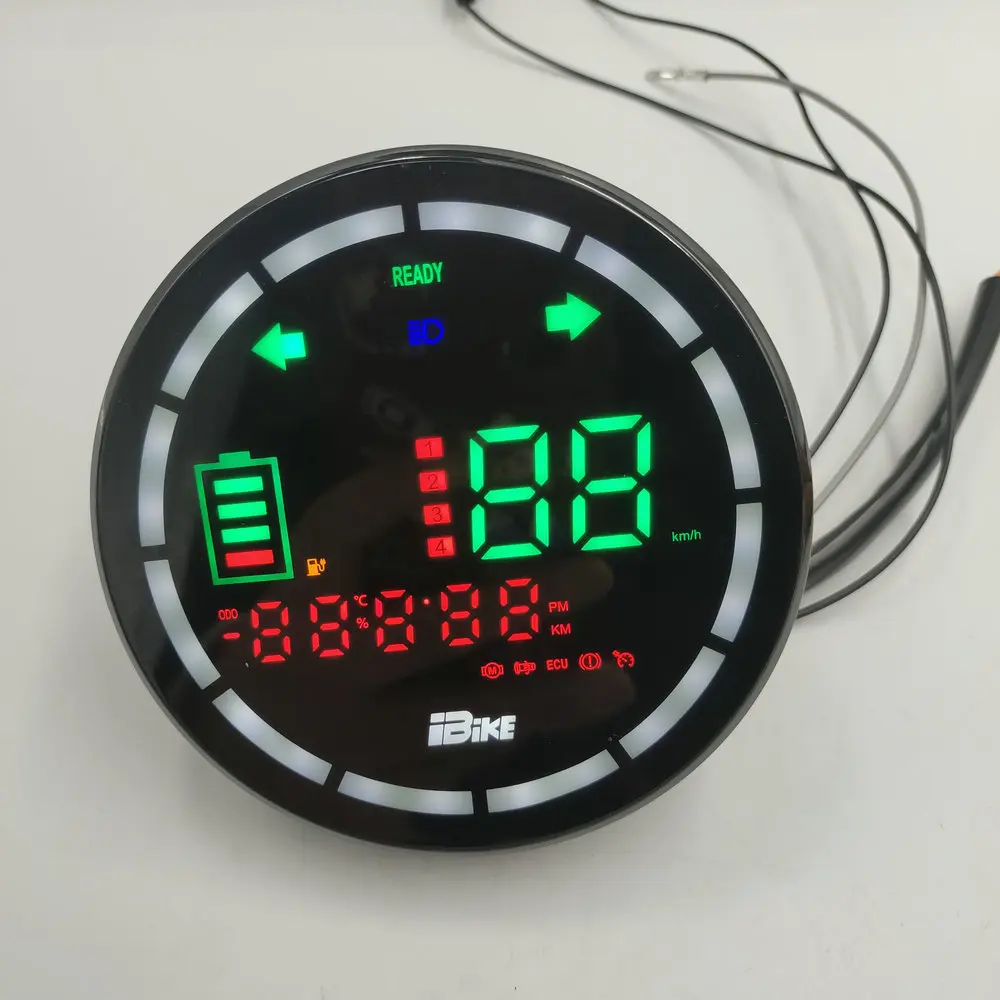 Speedometer Battery Indicator 48v60v72v Lcd Display For Electric ...