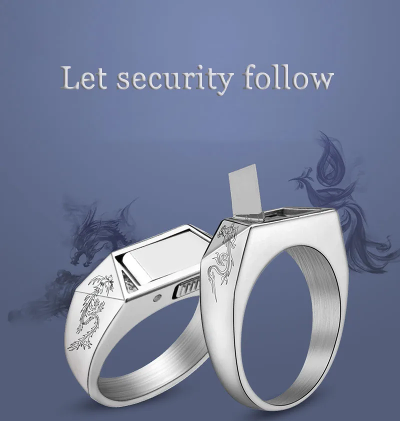 Self defense Ring Women's Anti wolf Artifact Men's Titanium Steel ...