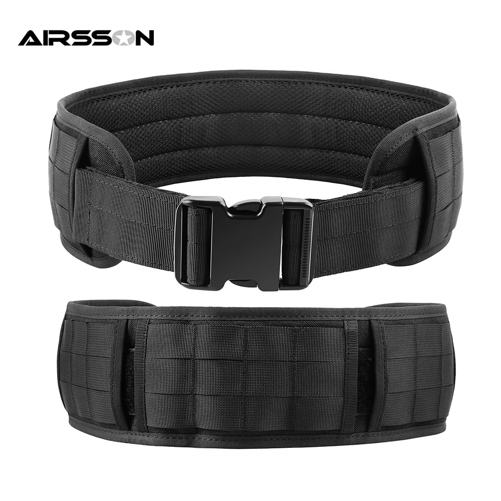 Adjustable Tactical Belt Padded Molle Girdle 1000d Men Army Military ...