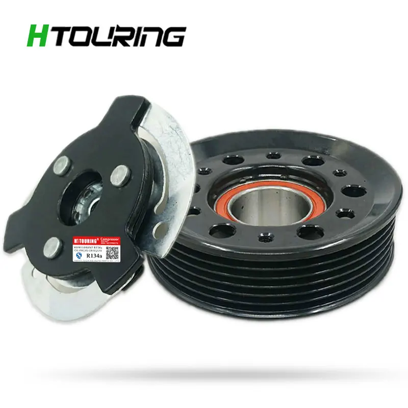 Embrague de compresor de CA para coche, accesorio para VW jetta passat ...