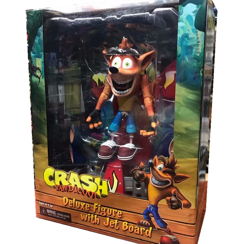 Neca Crash Bandicoot Action Figure Collectible Crash Bandicoot Figure ...
